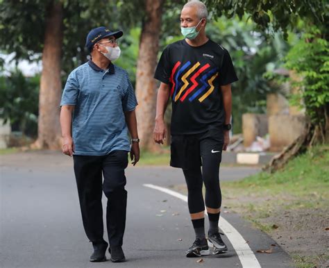 Olahraga Bareng Wali Kota Kupang Nostalgia Dengan Ganjar PPID Jateng