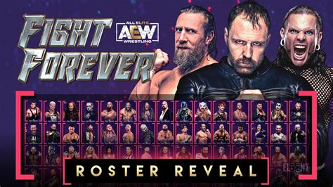 AEW Fight Forever All Roster Members