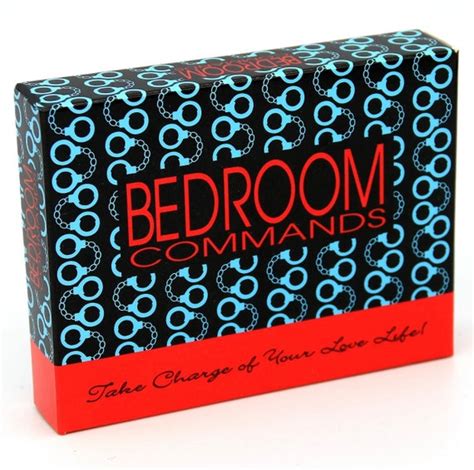 Bedroom Commands Card Game Etsy