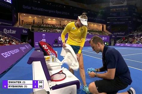 Krew w meczu Igi Świątek Rzadkie sceny na korcie w Katarze Super Sport