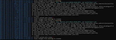 exception in thread main java lang noclassdeffounderror org springframework boot