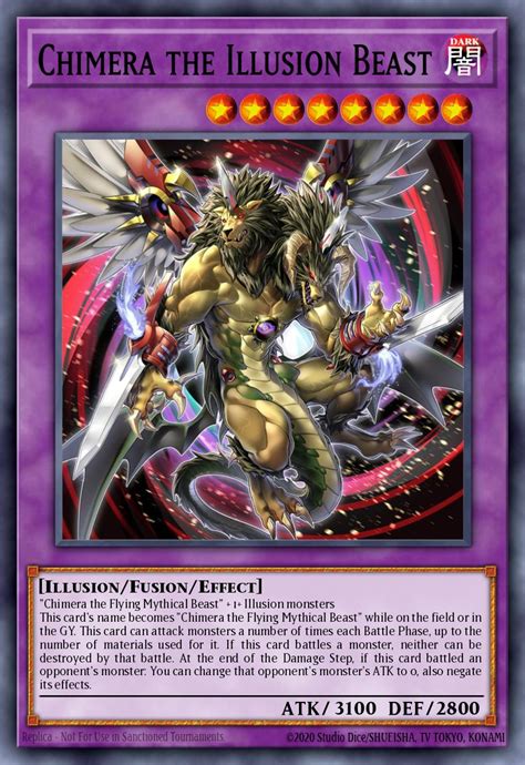 Chimera The Illusion Beast Yu Gi Oh Card Database Ygoprodeck