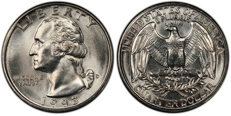 1993 Quarter Value Guide Incld Rare Varieties Rarest Org