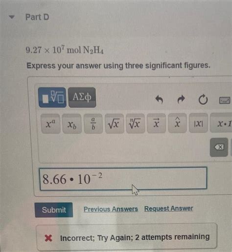 solved for the reaction shown calculate how many moles of