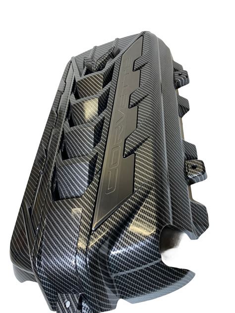 Custom Hydro Dipped 2020 Corvette Engine Cover Carbon Fiber Etsy