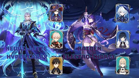 Neuvillette Hyper Carry And Raiden Electro Charge Floor Abyss