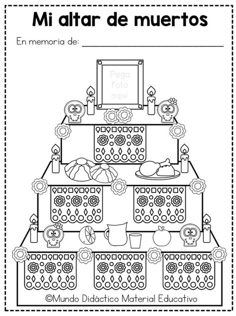 Pin De Maestra Anita En NOVIEMBRE Altar De Muertos Dibujo