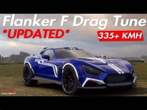 UPDATED Flanker F Drag Tune 335 KMH Carx Drift Racing Online