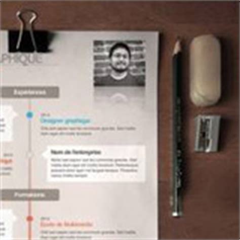 Créer un CV graphique Photoshop Tuto