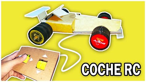 COMO HACER UN COCHE RC CASERO FÁCIL YouTube