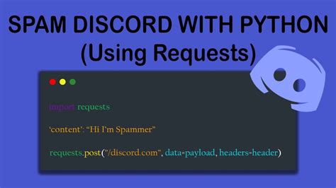 How To Use Python To Spam Discord Servers YouTube