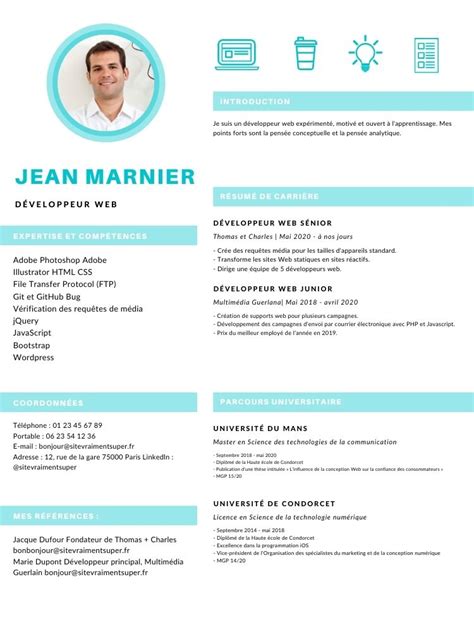 Cv Professeur Exemple Comp Tences Gratuit Pdf