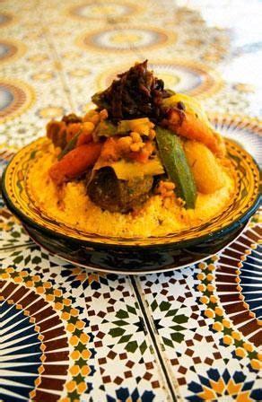 Couscous Bidaoui aux Sept Légumes Cuisine Marocaine Cuisine