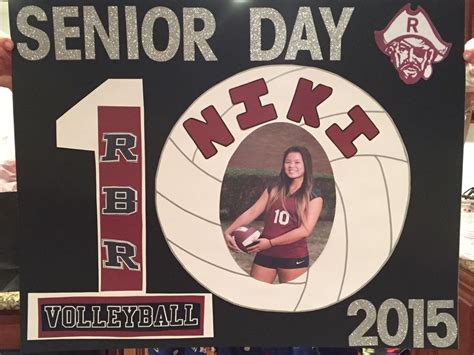 Volleyball Poster Ideas Senior Night
