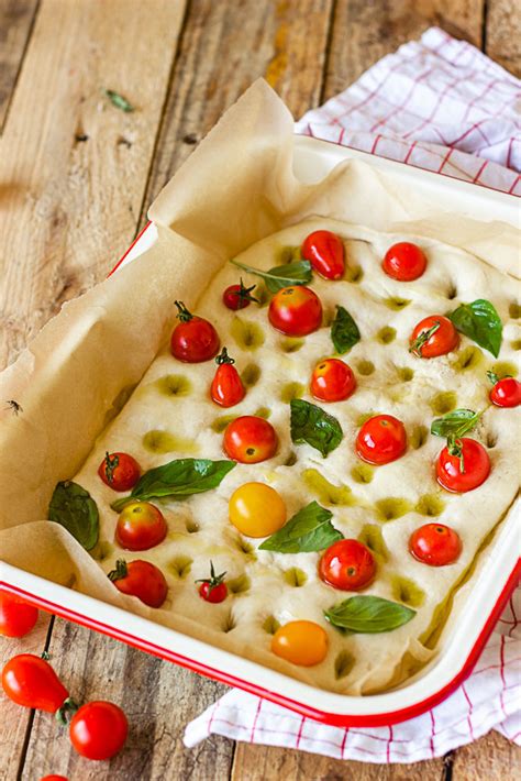 Focaccia aux tomates cerise Recette facile vegan pour l apéritif