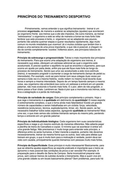Principios Do Treinamento Desportivo PDF