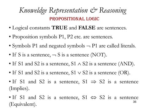 ppt knowledge representation and reasoning part 1 propositional logic powerpoint presentation