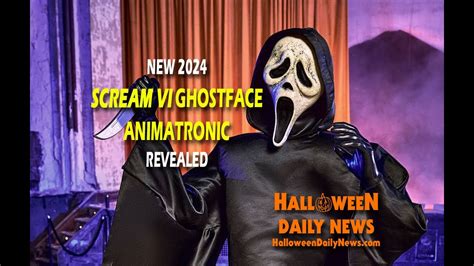 New Ghostface Scream Vi Spirit Halloween Animatronic With Actual