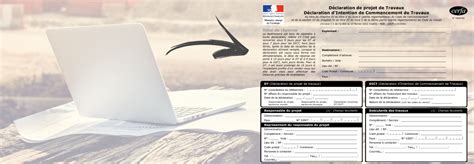 Formulaire DICT Demande D Intention De Commencement De Travaux