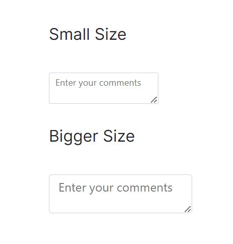 Style And Appearance In Blazor Textarea Component Syncfusion
