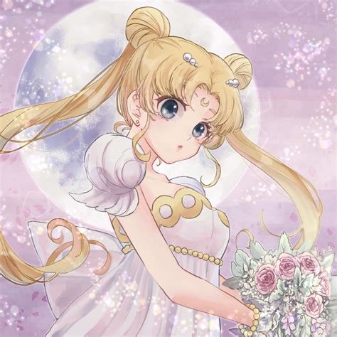 Safebooru 1girl Bangs Bishoujo Senshi Sailor Moon Blonde Hair Blue Eyes Bouquet Bracelet