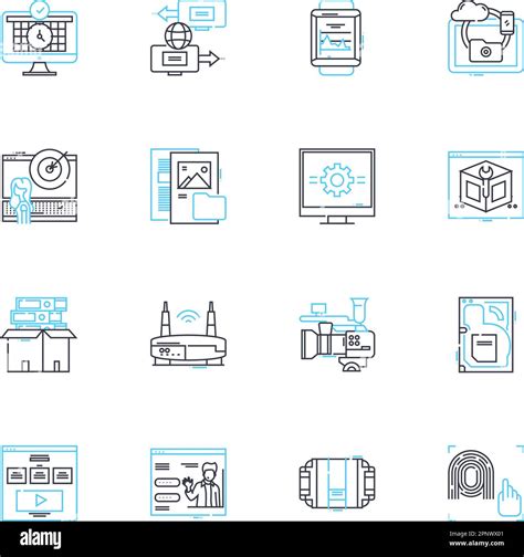 Internet Of Things Linear Icons Set Connectivity Sensors Automation