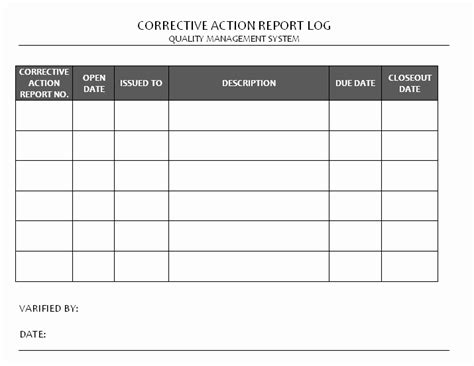 Sample Capa Form