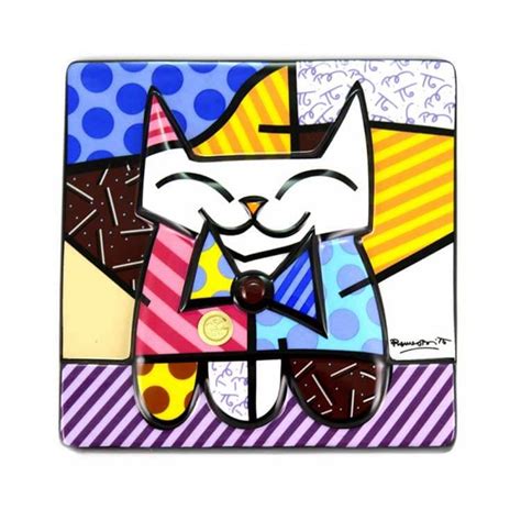 Quadro Sammy 15x15 Cm Romero Britto GOEBEL Russoraffaele It