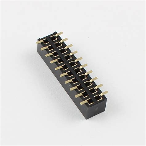 Pcs Mm Pitch X Pin Pin Female Double Row Smt Smd Pin Header