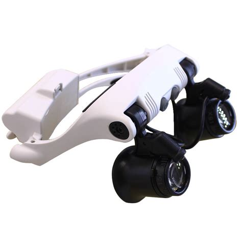Loupe optique Loupes lampe Led tête de Loupe bijoutier bandeau Loupe