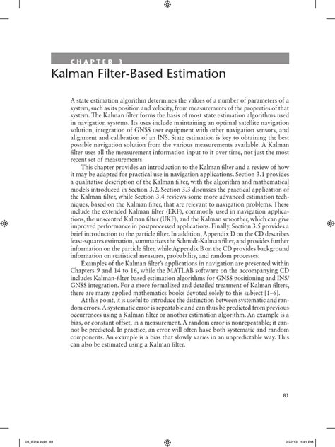 groves 005 ch03 pdf pdf kalman filter inertial navigation system