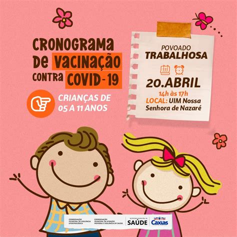 SAÚDE Vacinação infantil contra a covid 19 será na Escola do Povoado