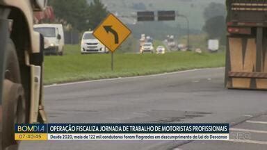 Bom Dia Paraná Operação fiscaliza jornada de trabalho de motoristas