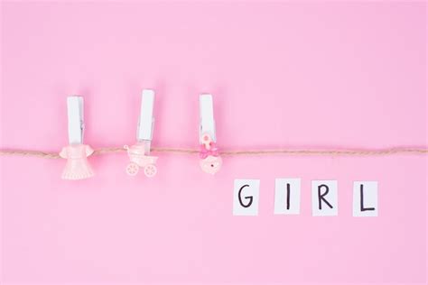 Premium Photo Baby Shower Concept Photo Of Minimal Background With