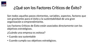 Ppt 9 Factores Criticos De Exito PPT