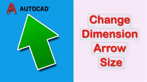 How To Change Dimension Arrow Size In AutoCAD YouTube