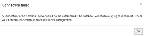 python connection fail for the jupyter notebook stack overflow