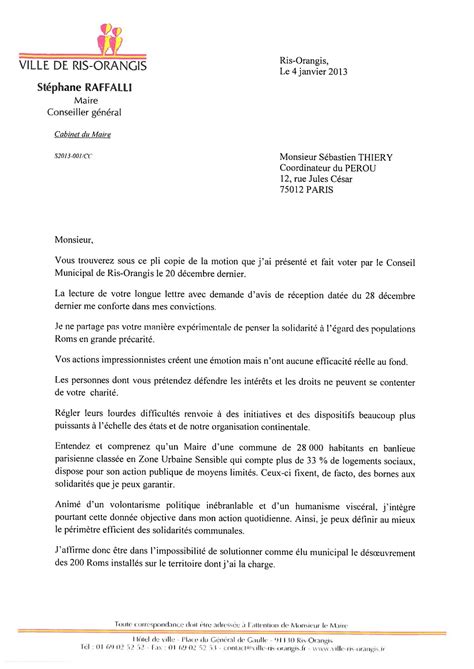 Formule de politesse député maire tout
