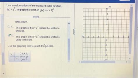 solved use transformations of the standard cubic function
