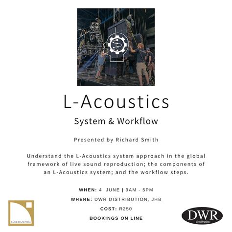 L Acoustics System Workflow Training JHB