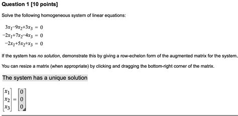 solved question 1 [10 ﻿points]solve the following