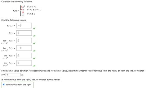 solved consider the following function f x 6x2 if x