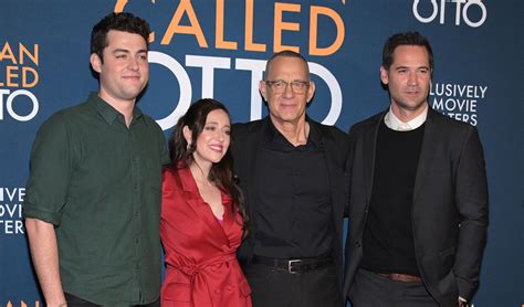 Tom Hanks Son Truman Hanks Promote Their New Movie A Man Called Otto