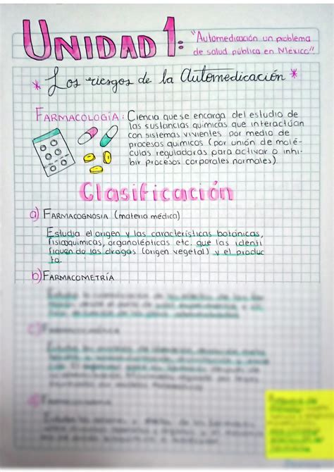 SOLUTION Farmacolog A Clasificaci N Studypool