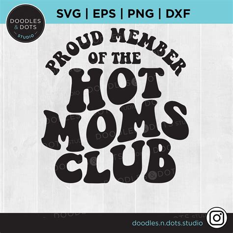 Hot Mom S Club Svg Fine Mama Svg Wife Svg For Etsy Canada