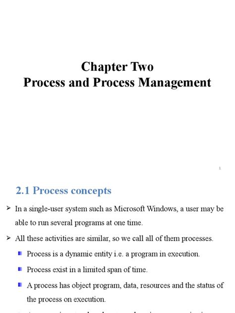 ch2 process and process management pdf thread computing scheduling computing