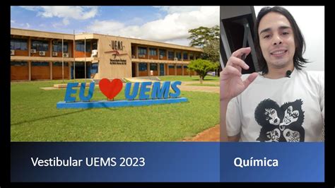 Resolução Vestibular UEMS 2023 Química YouTube