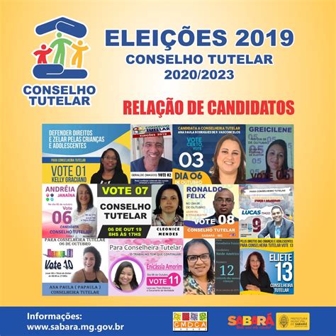 Conhe A Os Candidatos Conselheiro Tutelar Prefeitura De Sabar