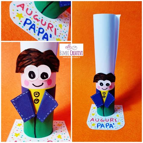 Lavoretto per la Festa del Papà facile e originale Bimbi Creativi