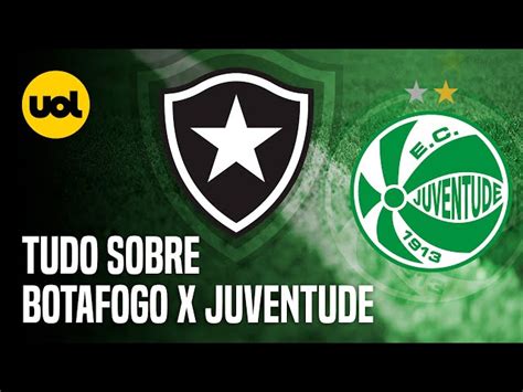 Botafogo x Juventude horário e onde assistir ao jogo do Brasileirão